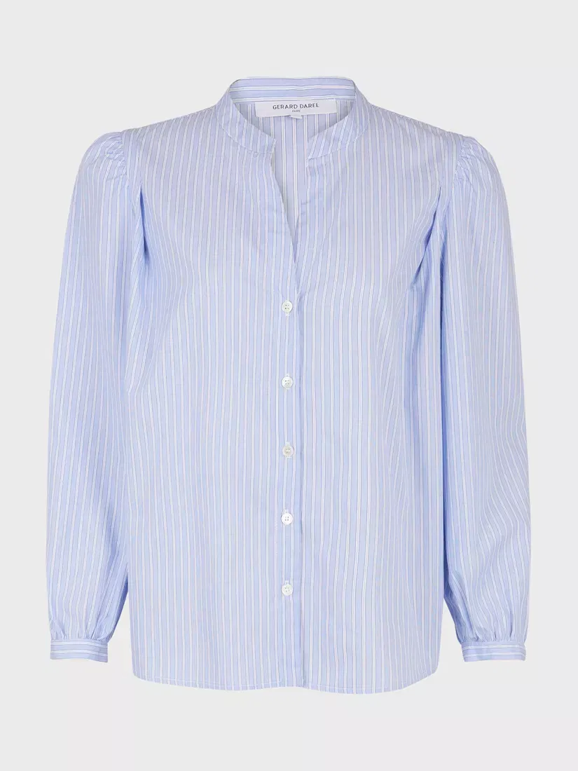 Gerard Darel Clarence Cotton Blouse in Blue | endource