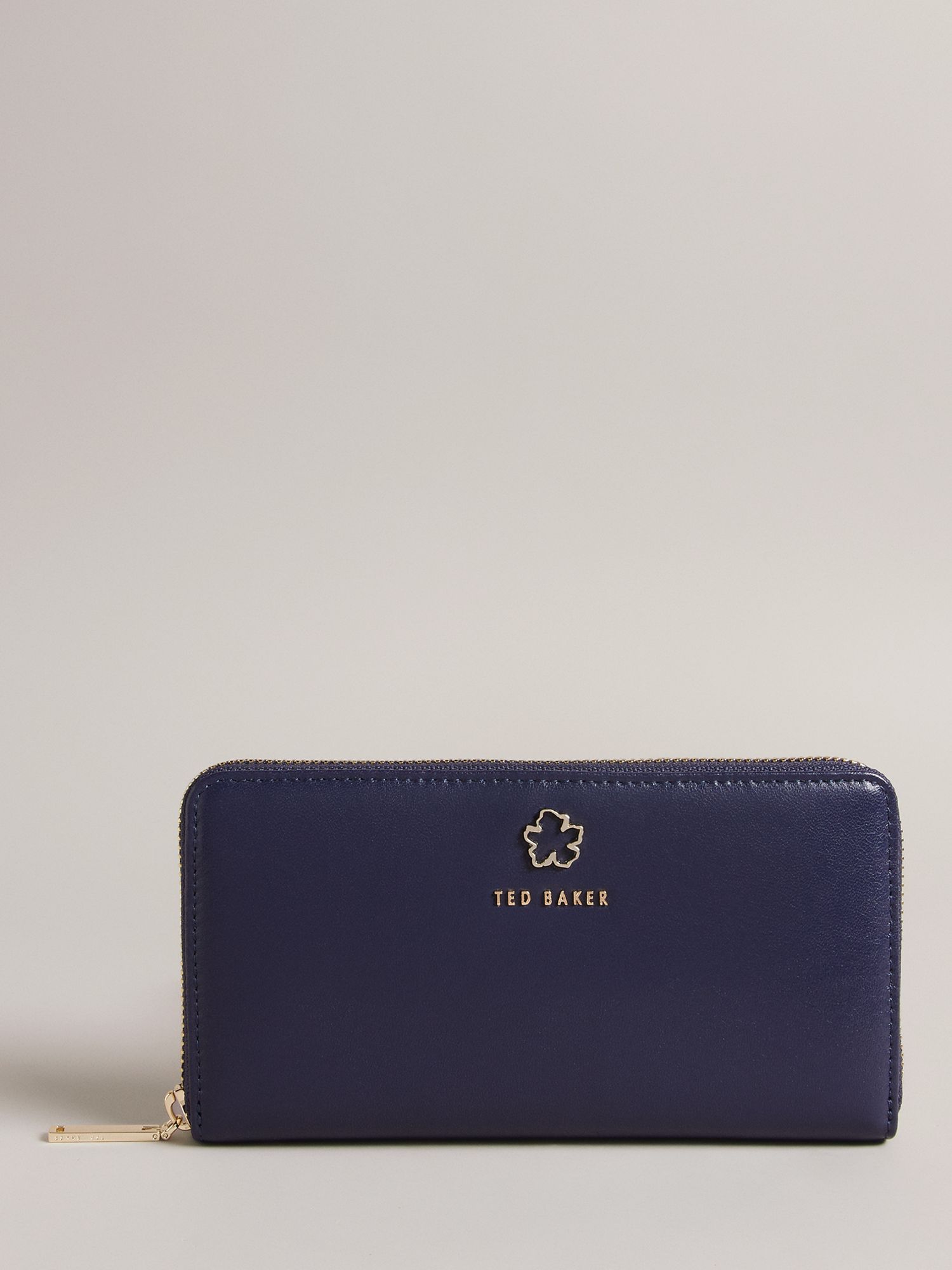 TED BAKER Jorjana Leather Zip Around Purse in Black | endource