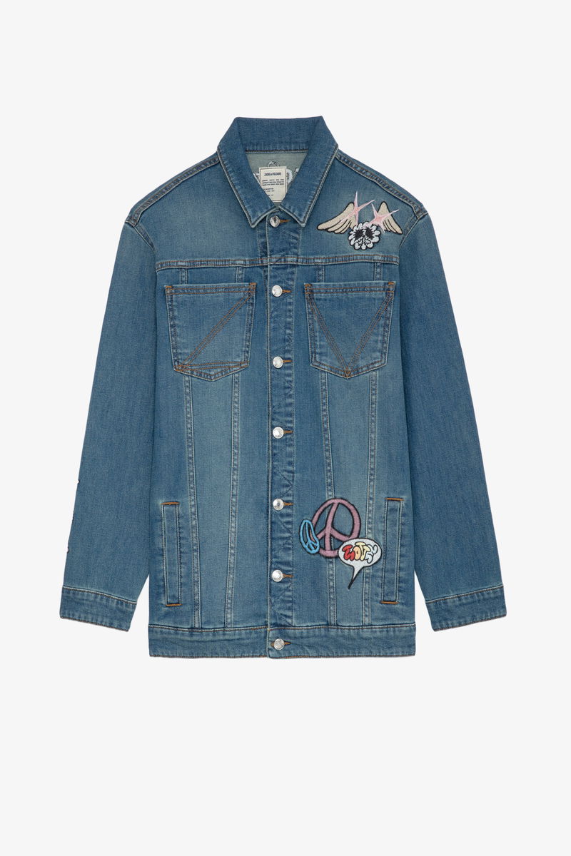 ZADIG & VOLTAIRE Kiome Jacket in Light blue | Endource