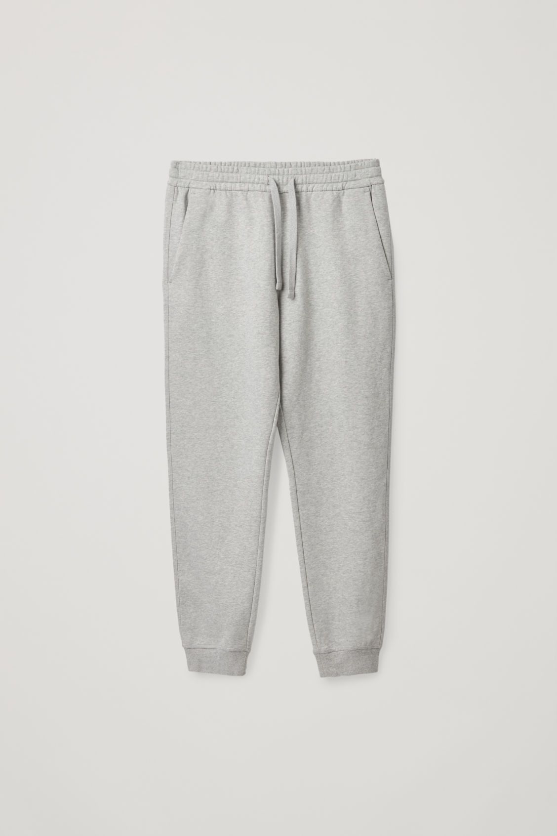 COS Relaxed-Fit Drawstring Joggers in LIGHT GREY | Endource