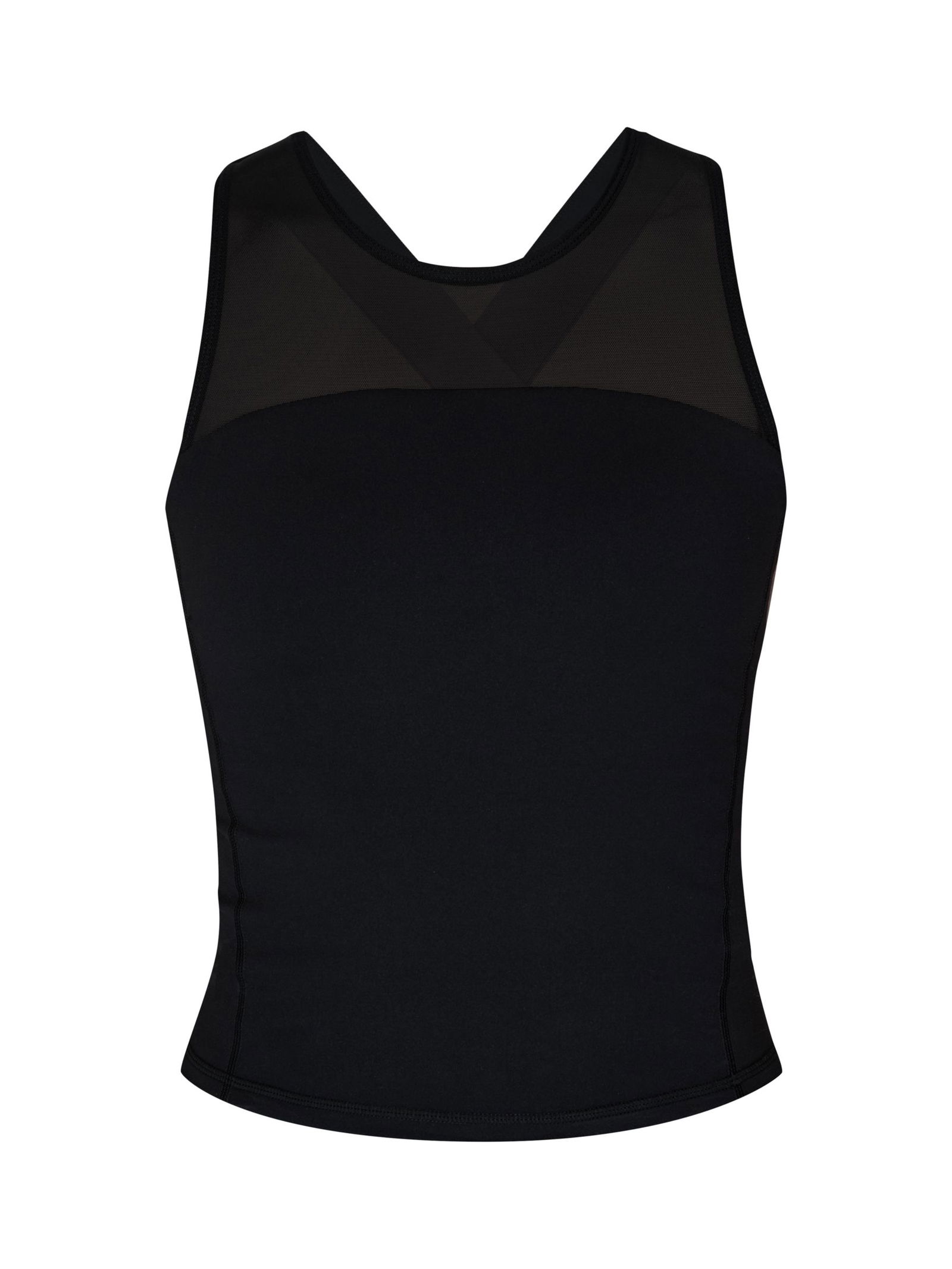 SWEATY BETTY Power Crossback Gym Top in Black | endource