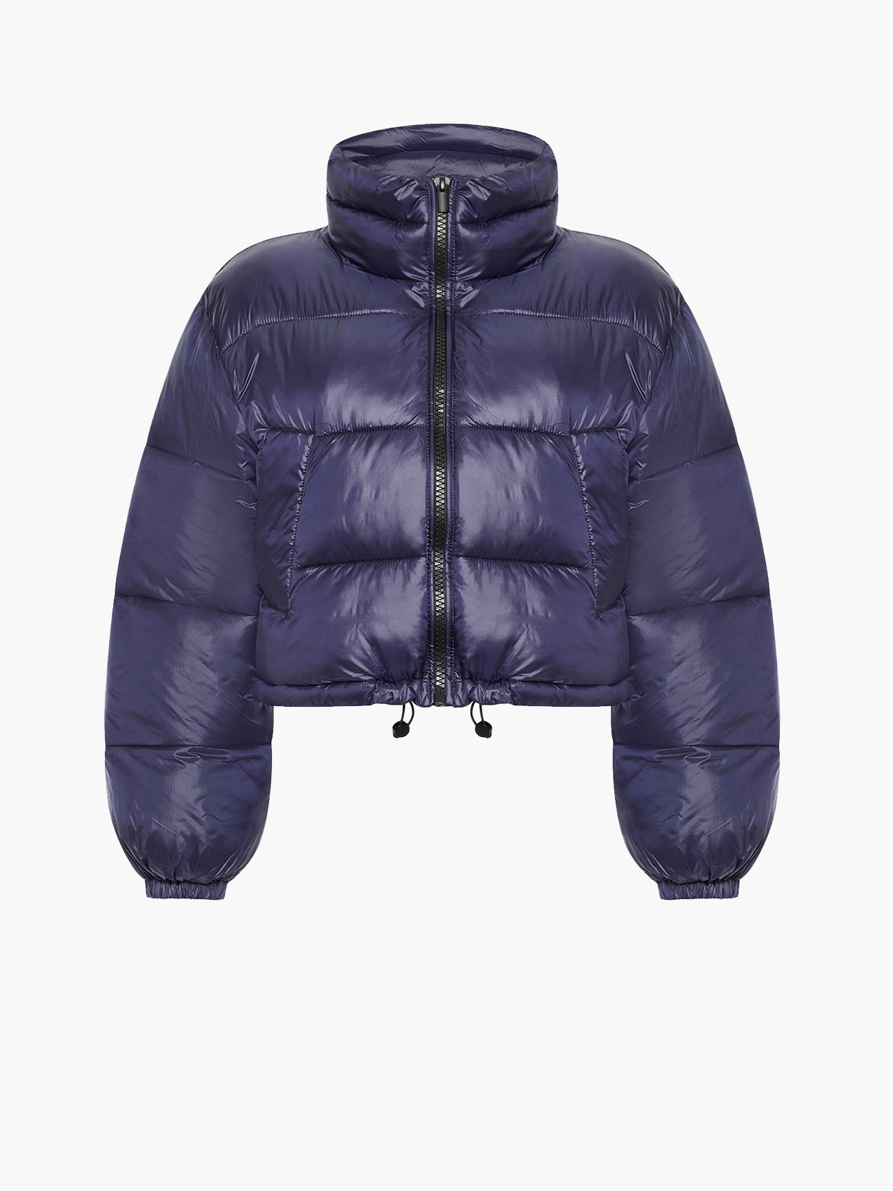 FRENCH CONNECTION Short Metallic Puffa Jacket | endource