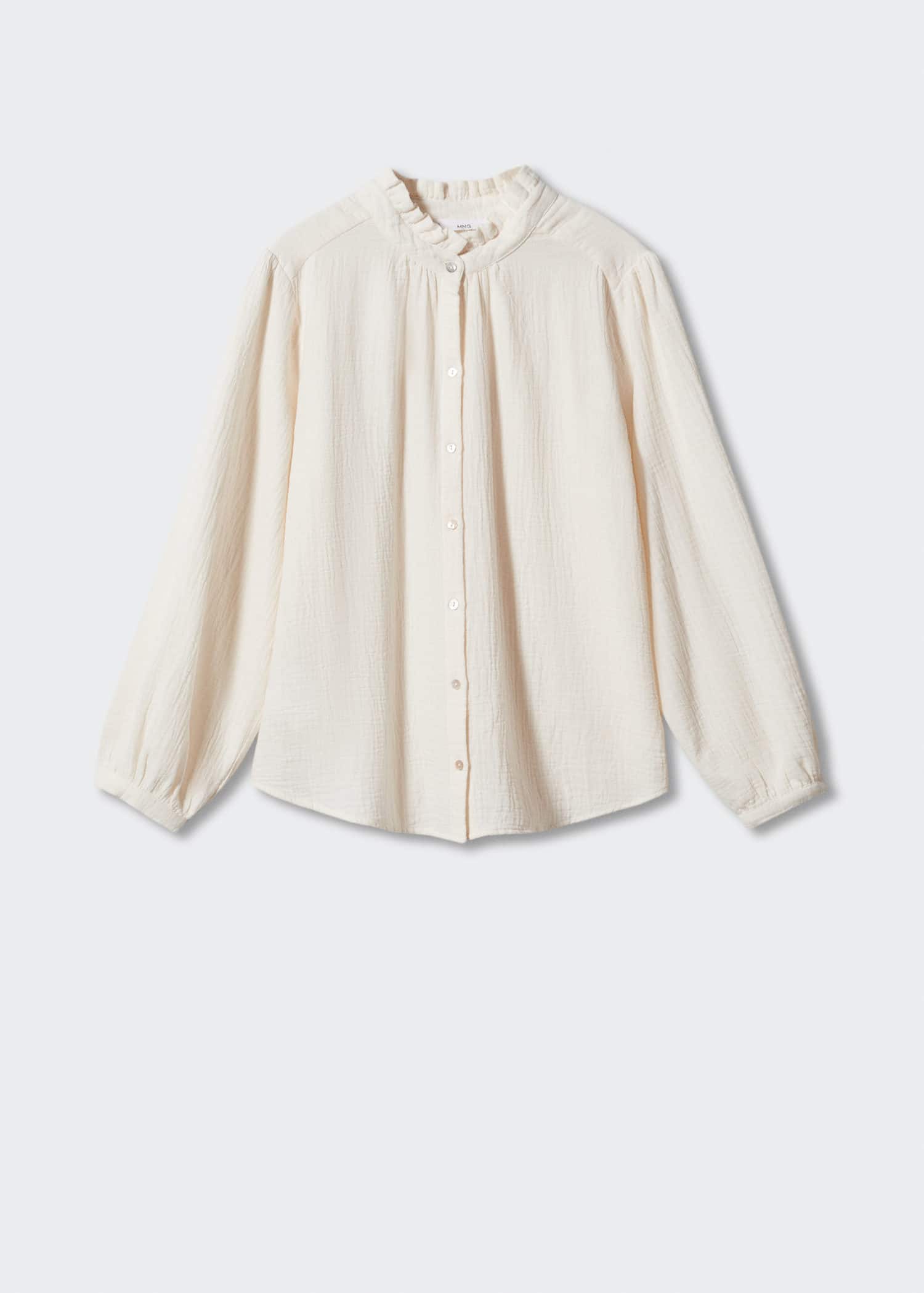 MANGO Textured Oversize Shirt | endource