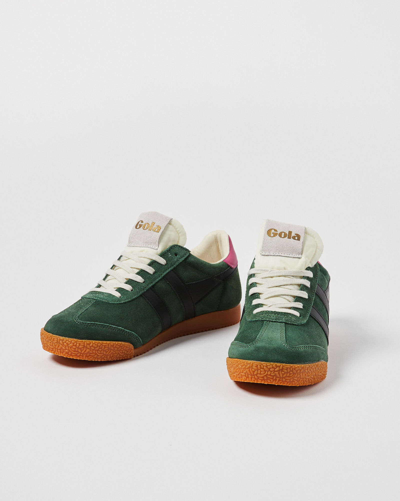 OLIVER BONAS Evergreen Elan Trainers in Green | endource