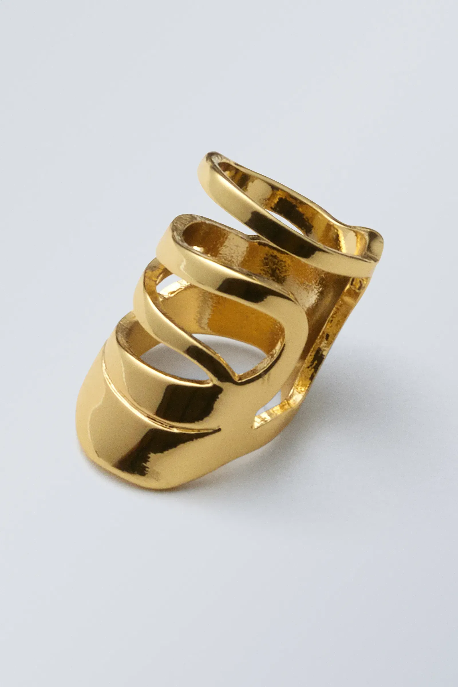 WEEKDAY Motion Asymmetric Ring in Golden | Endource