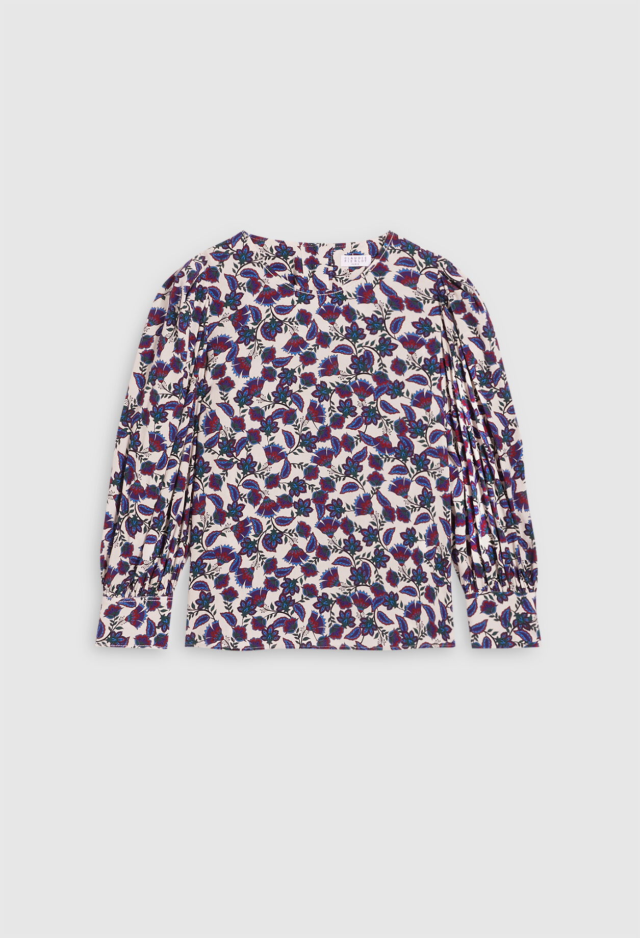 CLAUDIE PIERLOT Flowing Blouse in LIGHT PRINT | Endource