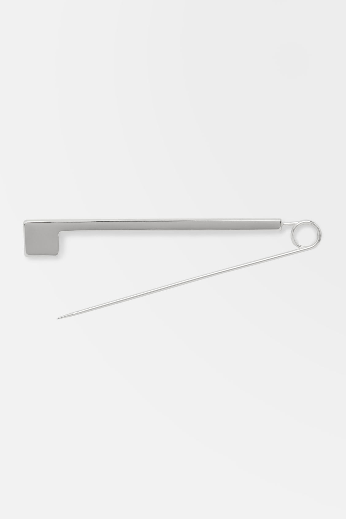 COS The Silver-Tone Pin Brooch in SILVER | endource