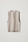 COS Deep V-Neck Sleeveless Top | endource