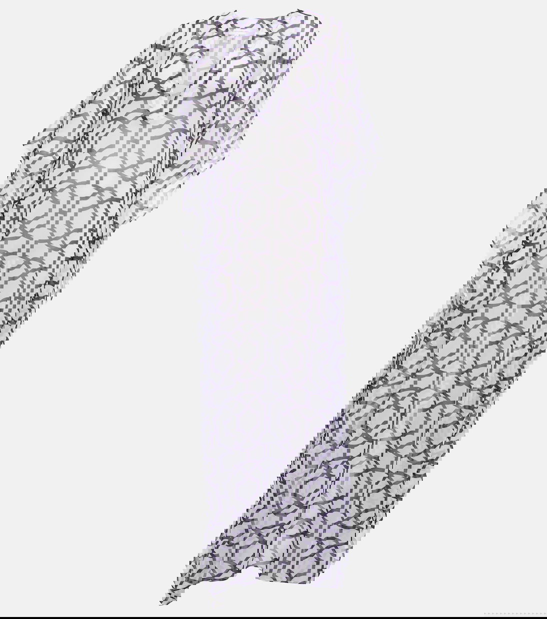 ALEXANDRA MIRO Roxanne Printed Chiffon Kaftan in Multicoloured | endource