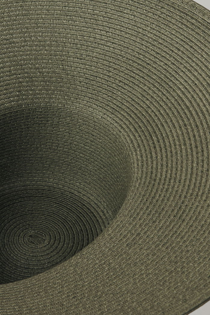 COS Wide-Brim Straw Hat in Khaki Green | Endource