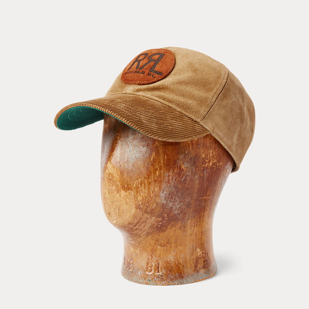 RALPH LAUREN RRL RRL Ranch Logo Suede Ball Cap | endource