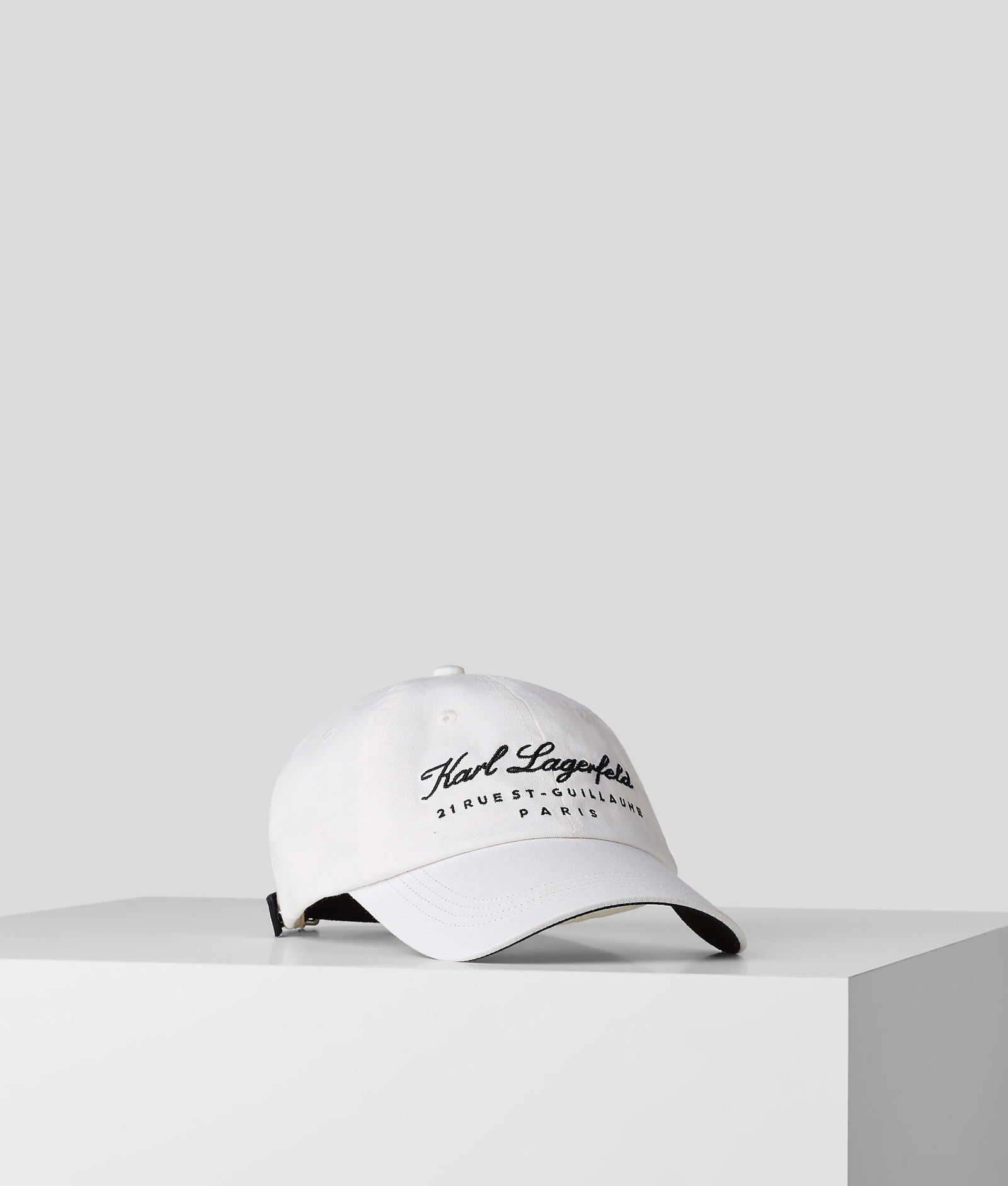 KARL LAGERFELD Hotel Karl Cap in Off White | Endource
