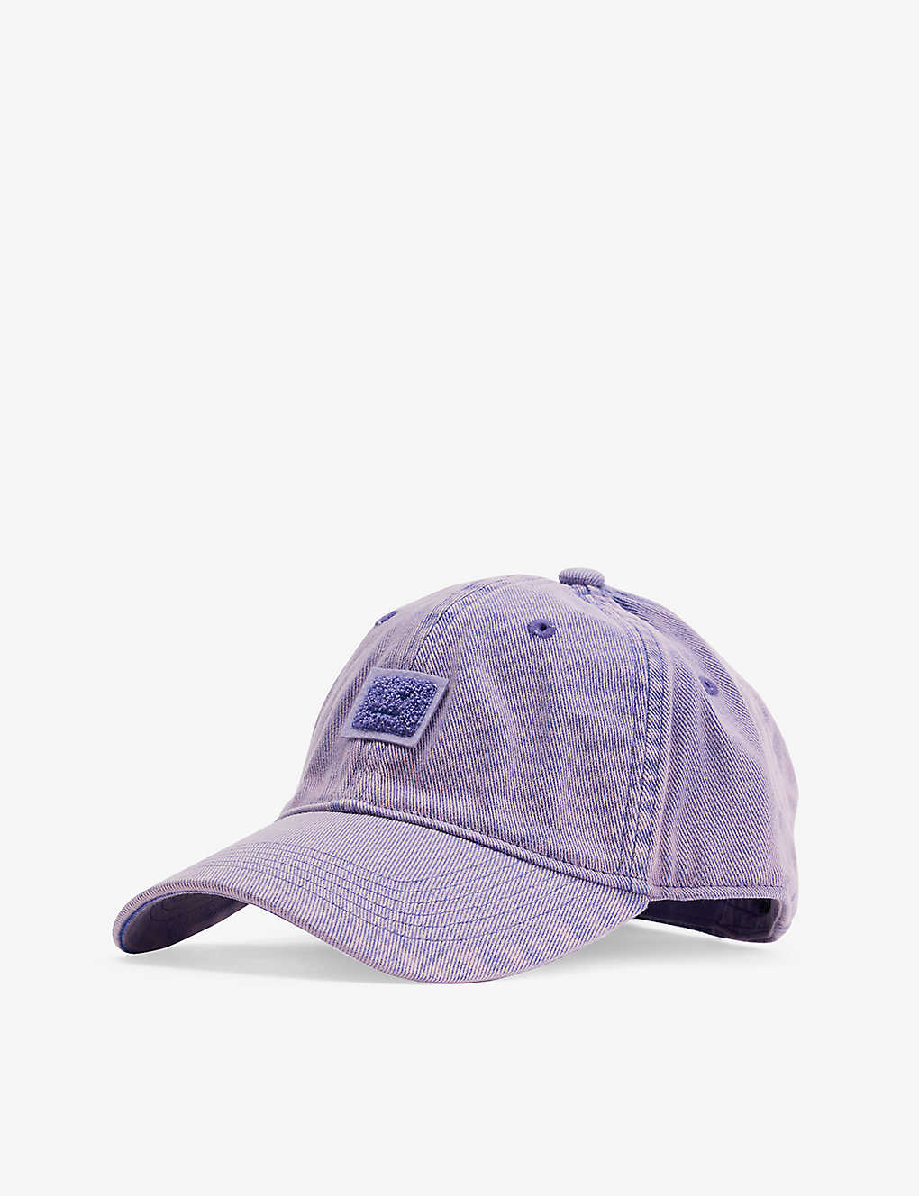 ACNE STUDIOS Cunov Acid-Wash Stretch Baseball Cap in IRISPURPLE | Endource