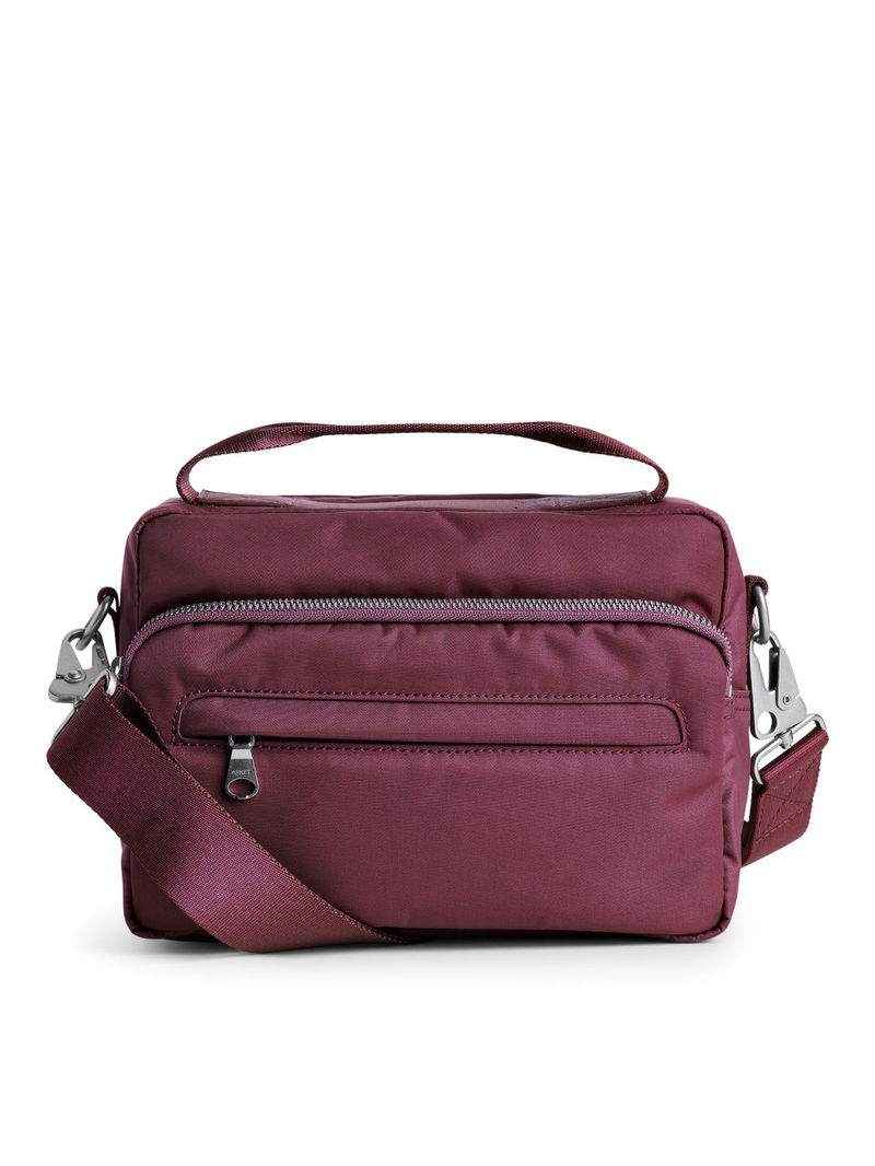 ARKET Nylon Camera Bag in Dark Blush | Endource