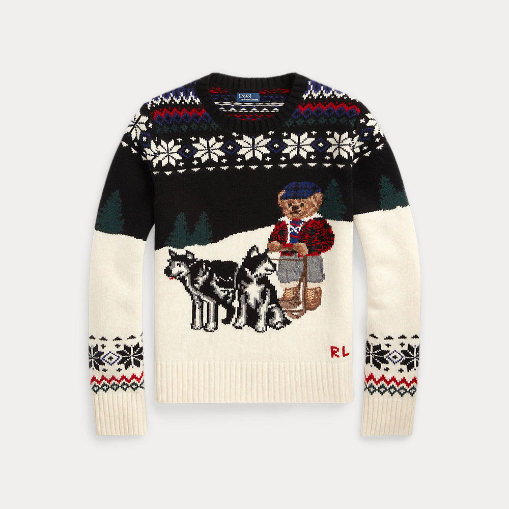Fabelhafte Ralph Lauren Bear Jumper Bilder