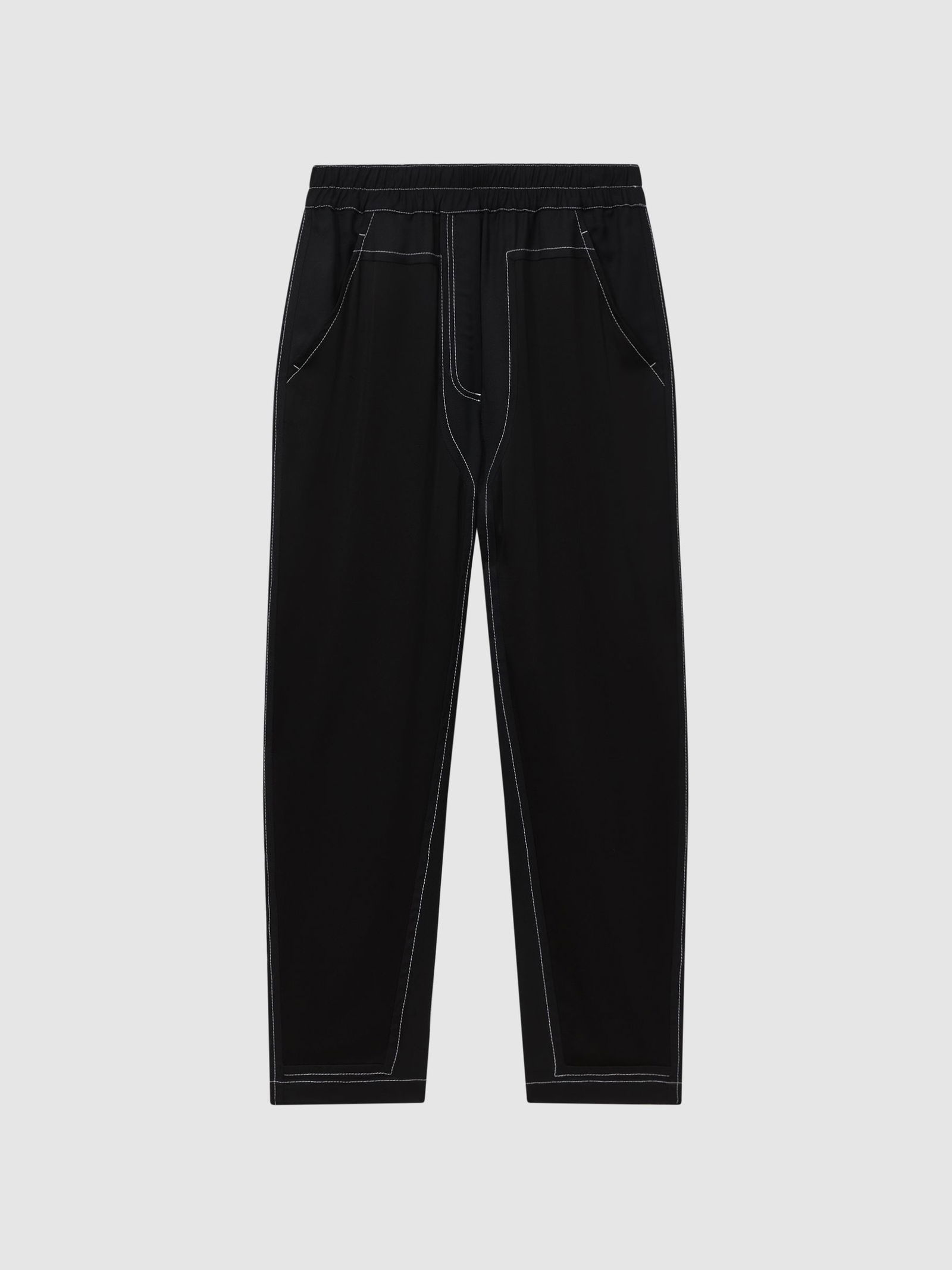 REISS Georgina Atelier Italian Relaxed Contrast Stitch Drawstring ...