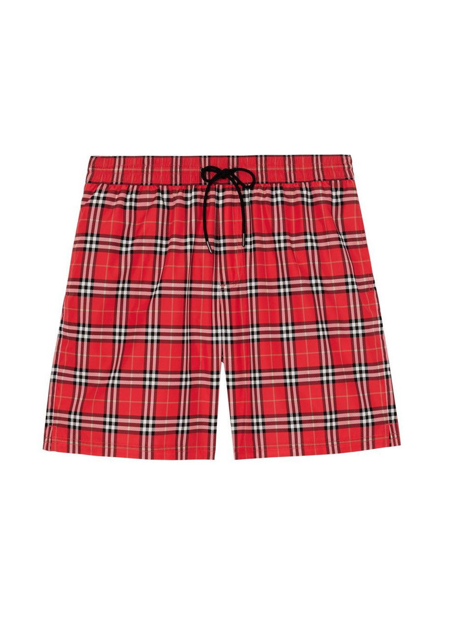 BURBERRY Check Swim Shorts | endource
