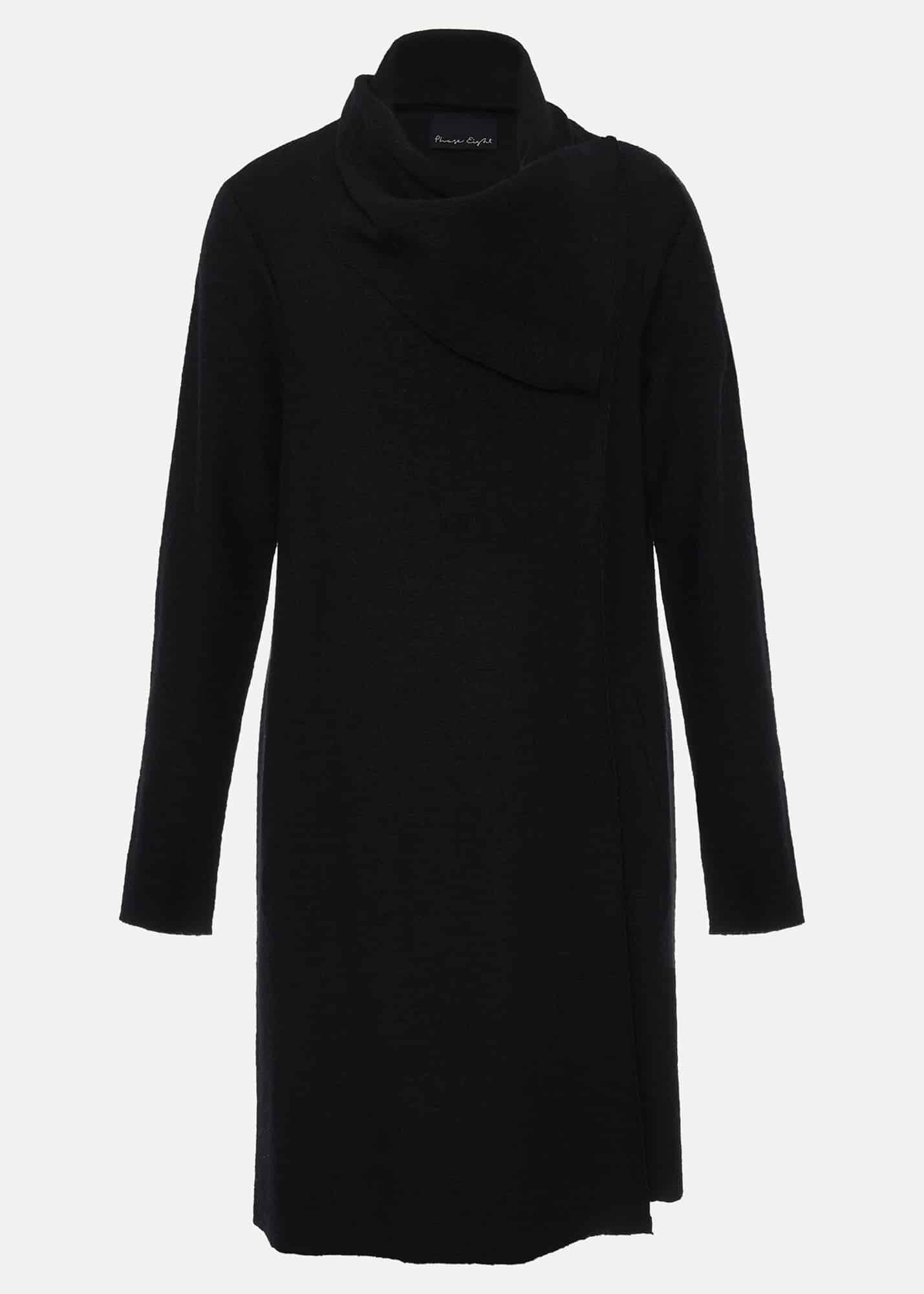 PHASE EIGHT Bellona Knit Coat in Black | Endource