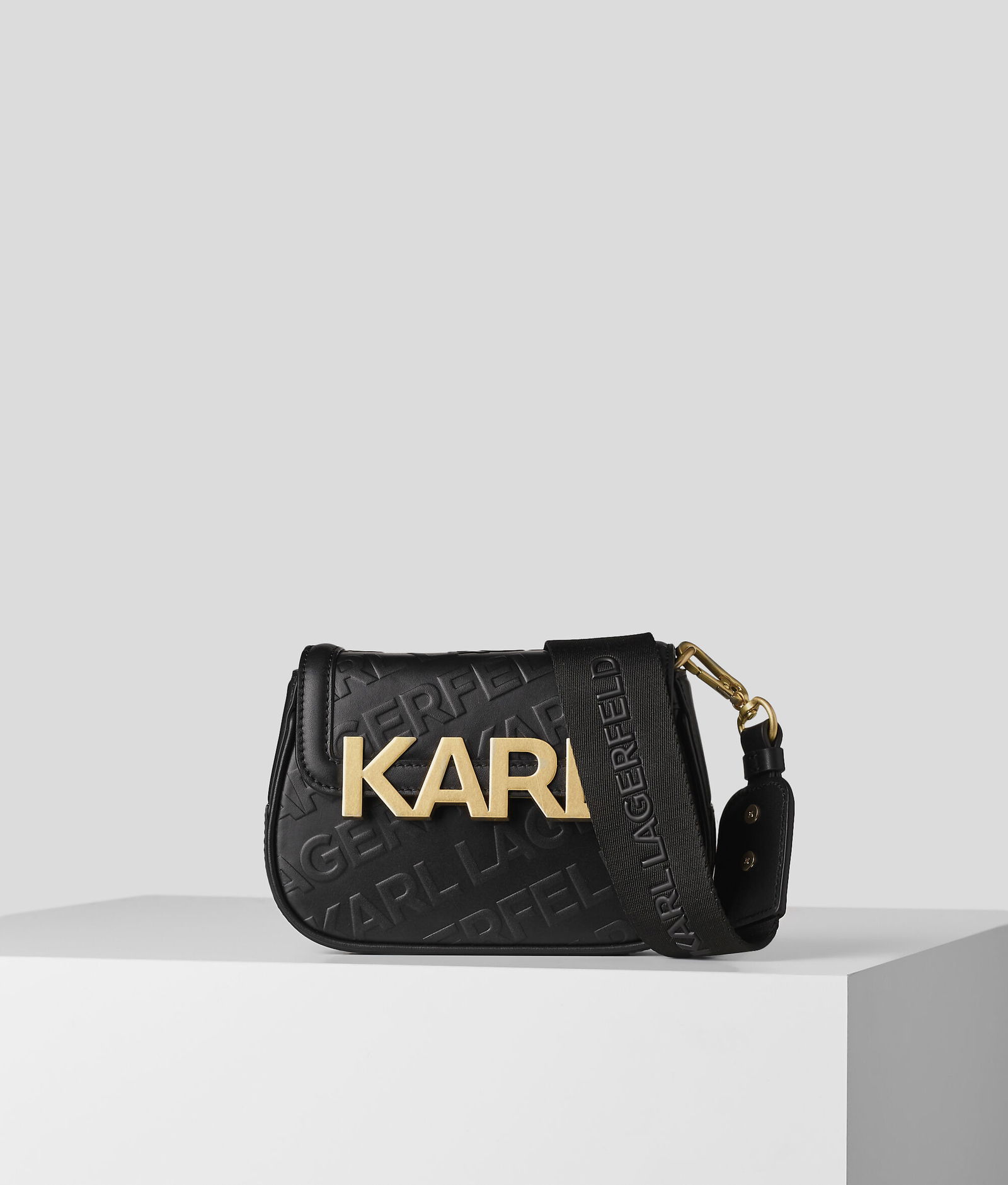 KARL LAGERFELD K/Letters Embossed Crossbody | endource