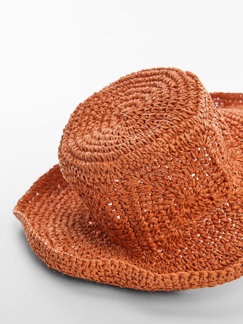 MANGO Sunny Hat in Brown | Endource