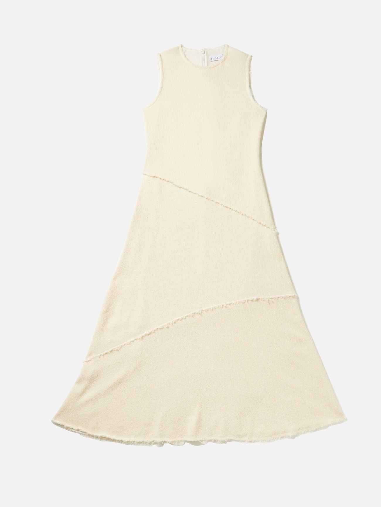 RAEY Raw-Edge Sleeveless Wool Dress | endource