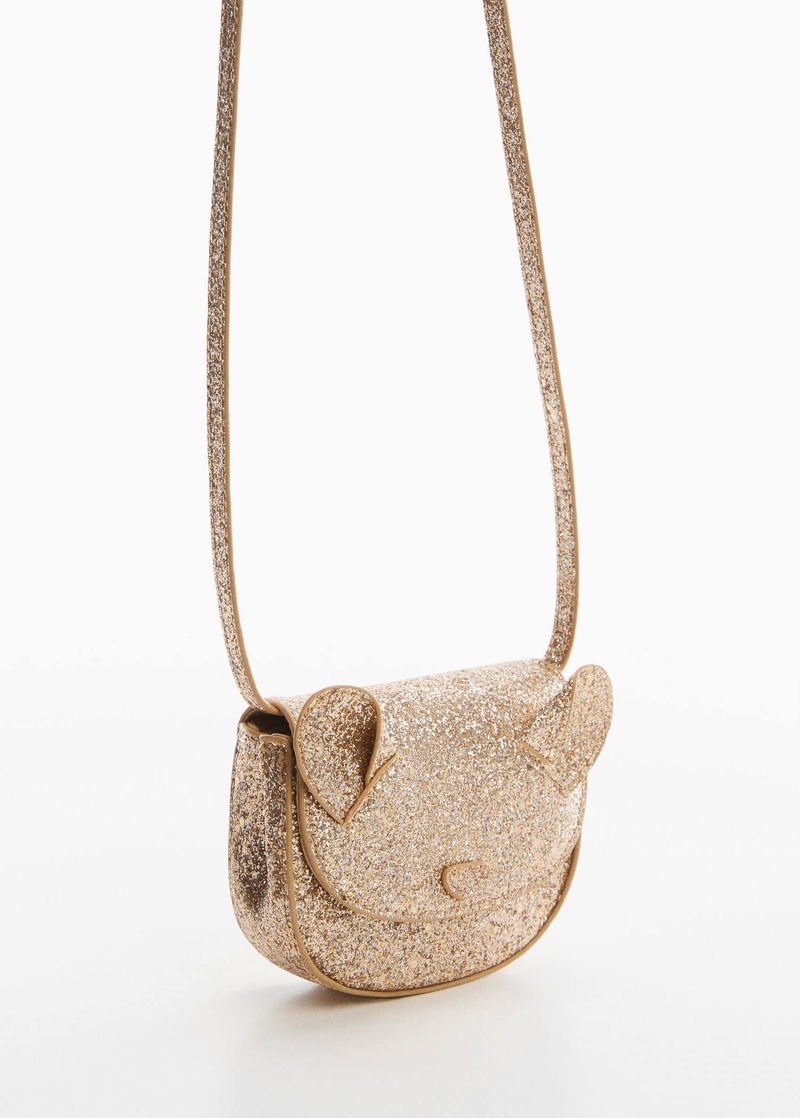 MANGO Sequin Ear Bag in Gold | Endource