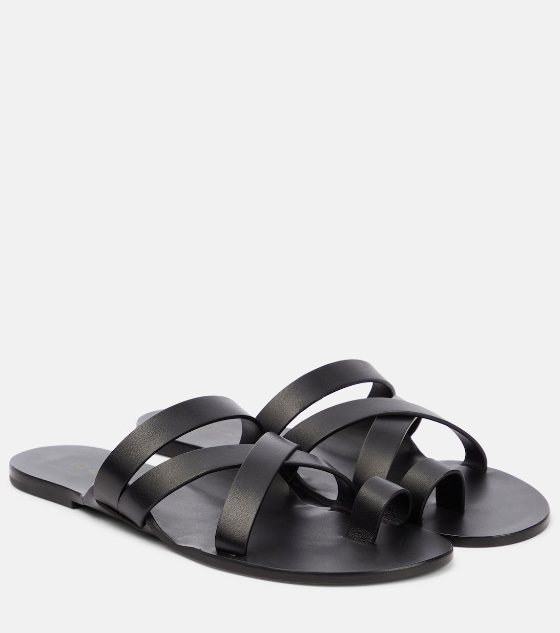 THE ROW Kris Leather Slides | endource