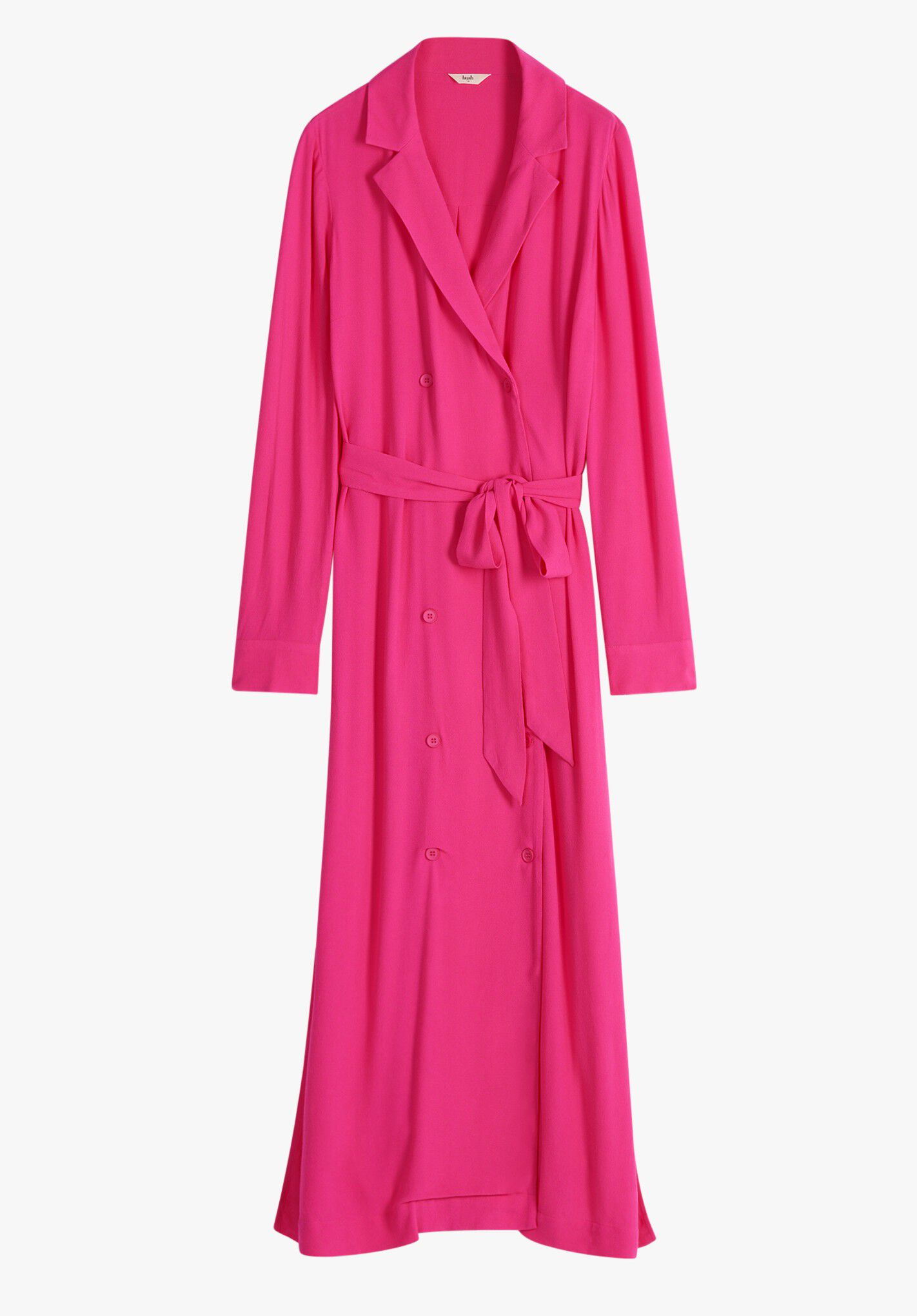 HUSH Jillian Midi Dress in Beetroot | endource