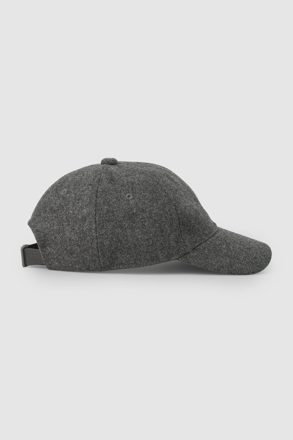 COS Felt Baseball Cap in DARK GREY | Endource
