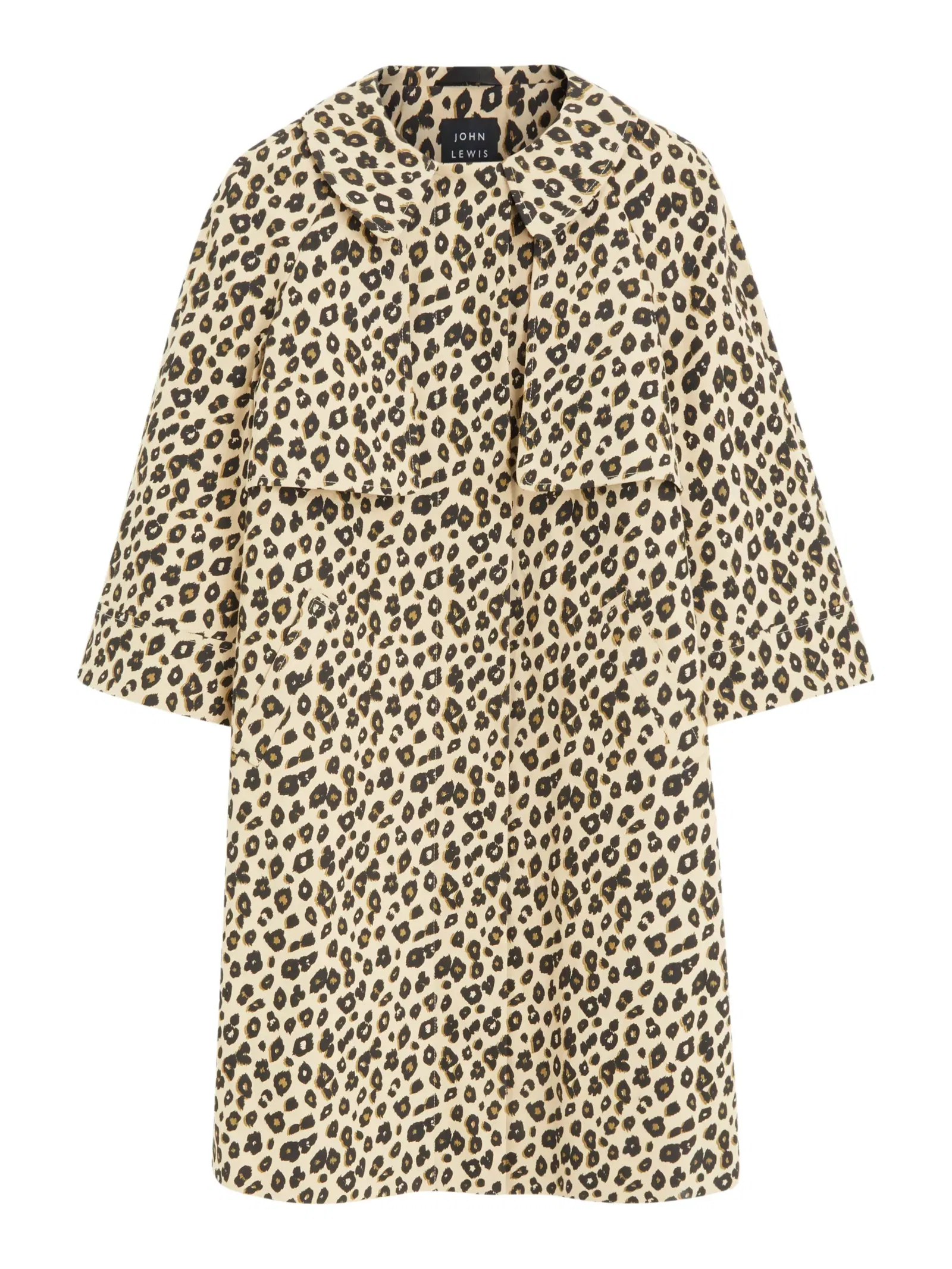 JOHN LEWIS John Lewis x Erica Davies Leopard Print Mac in Neutrals ...