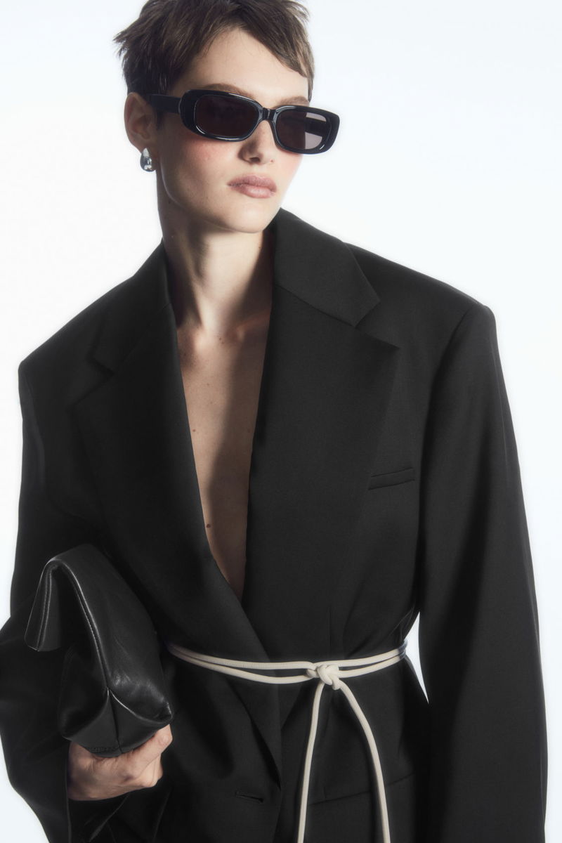 COS Leather Rope Belt in CREAM | Endource