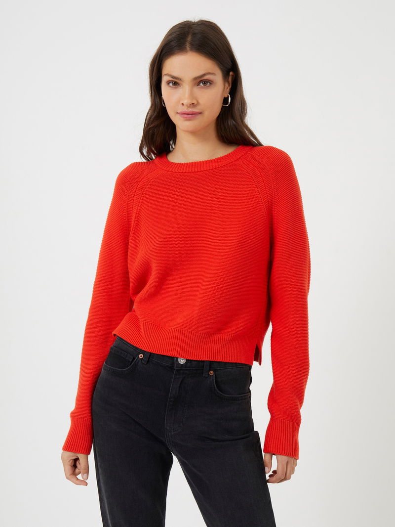 FRENCH CONNECTION Lilly Mozart Crew Neck Jumper in Grenadine | endource