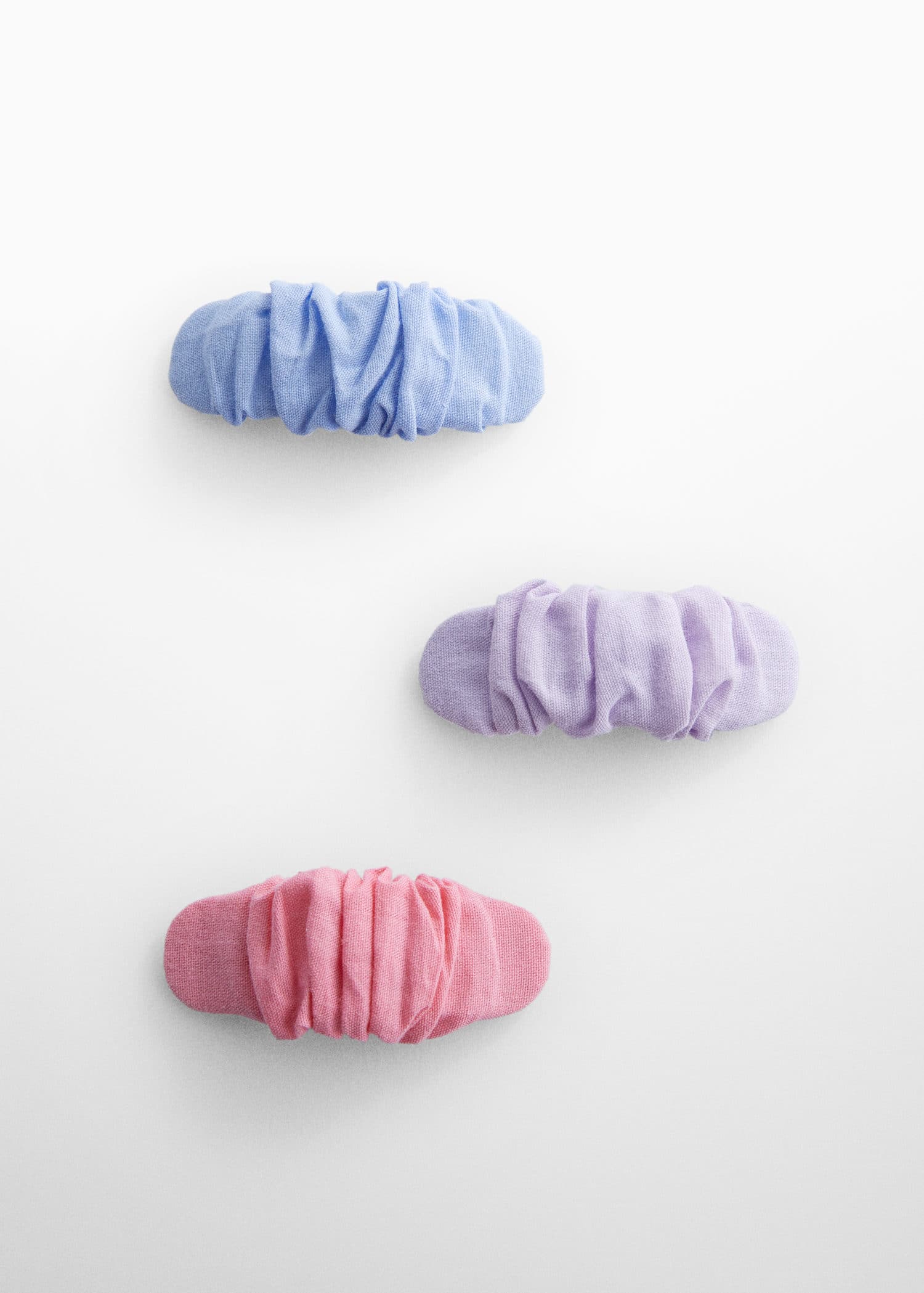 MANGO Hairclip 3 Pack in Coral Red | Endource