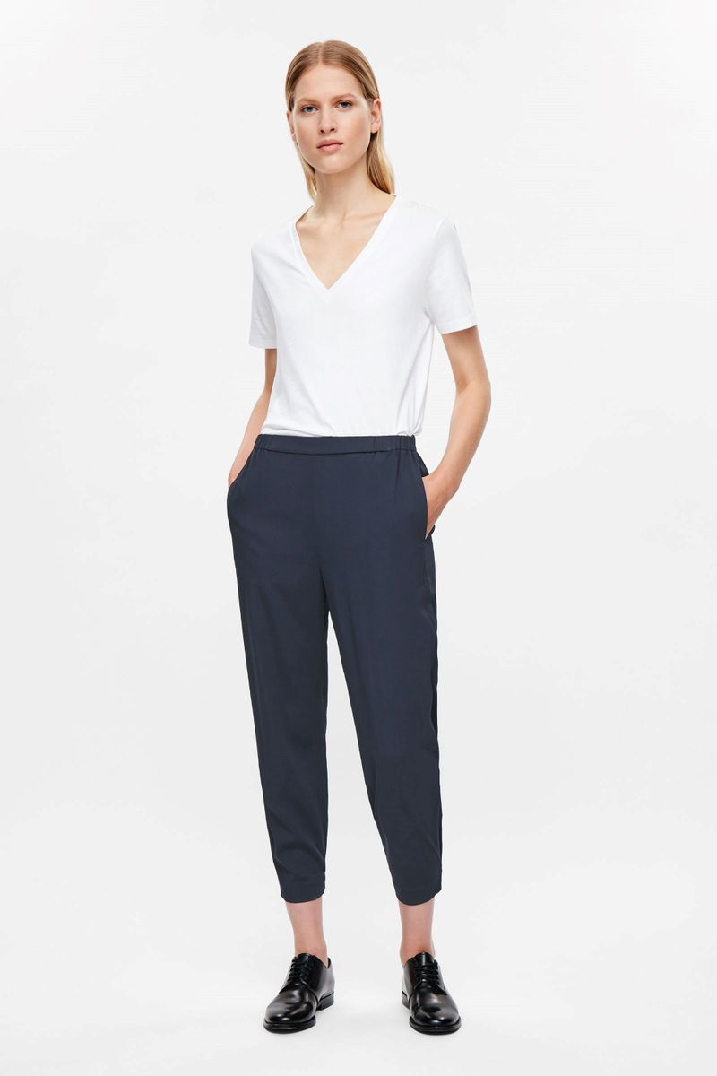 COS Elastic Waist & Cuff Trousers | endource