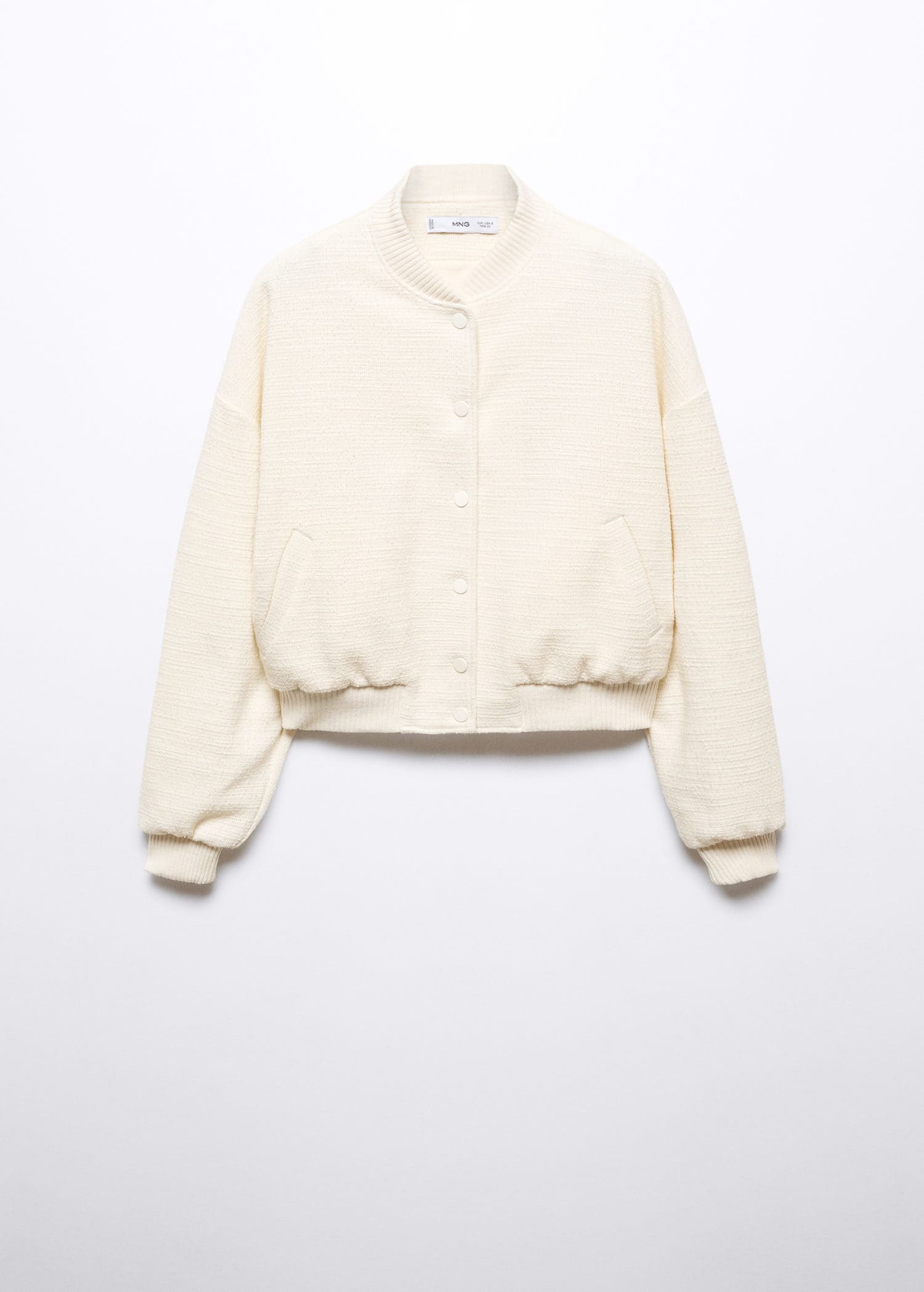 MANGO Evasé Design Jacket in Beige | endource