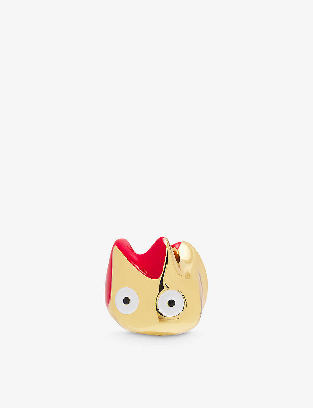 LOEWE Loewe x Howl's Moving Castle - Calcifer Brass And Enamel Bag ...