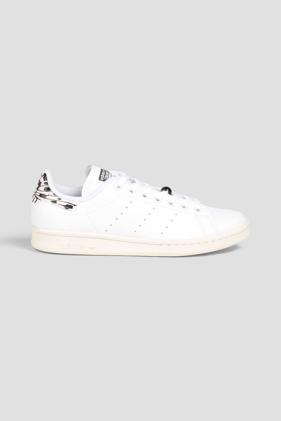 ADIDAS ORIGINALS Stan Smith Bead-Embellished Leather Sneakers in White ...