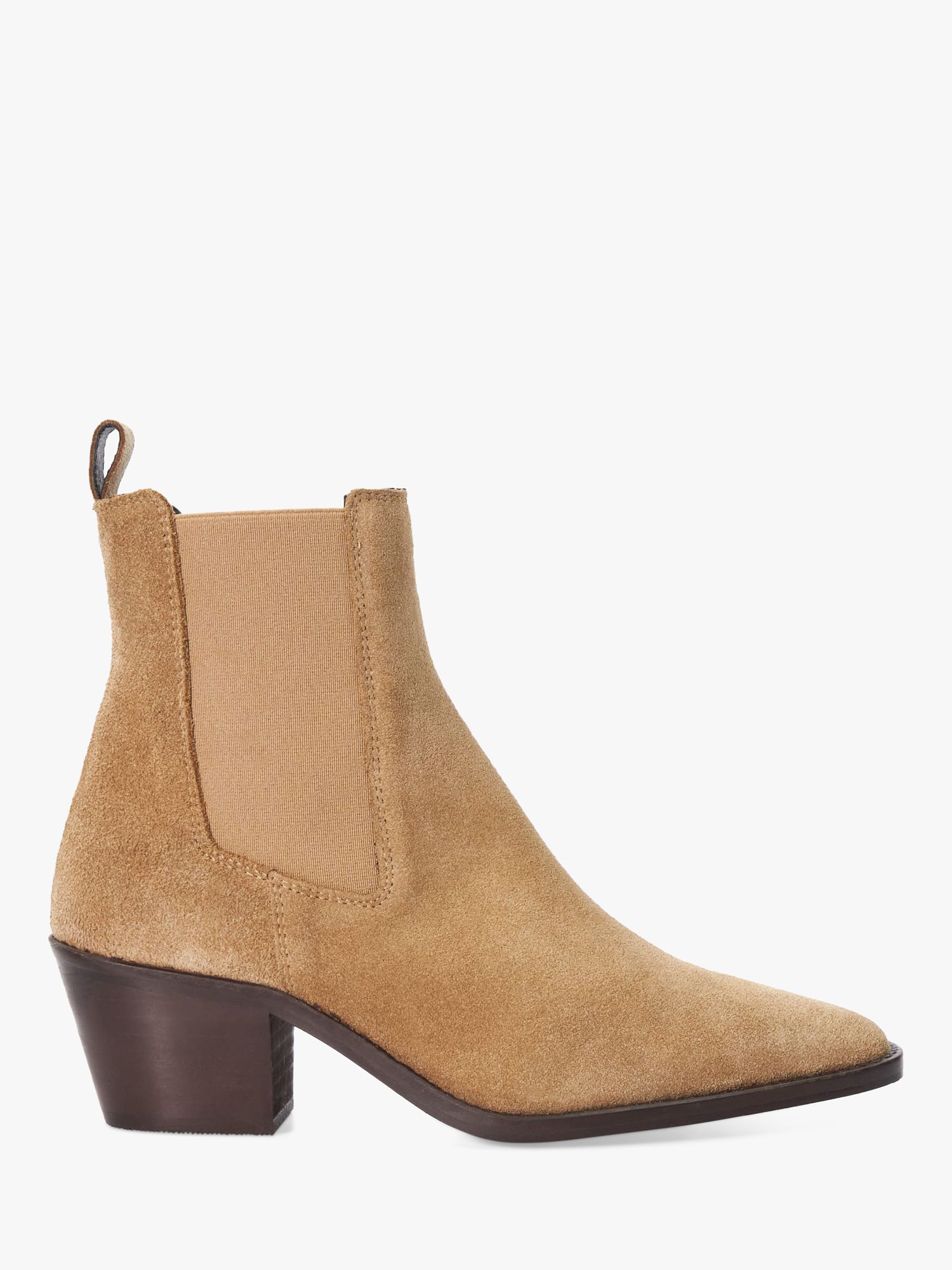 DUNE Pexas Suede Chelsea Boots in Sand-suede | endource