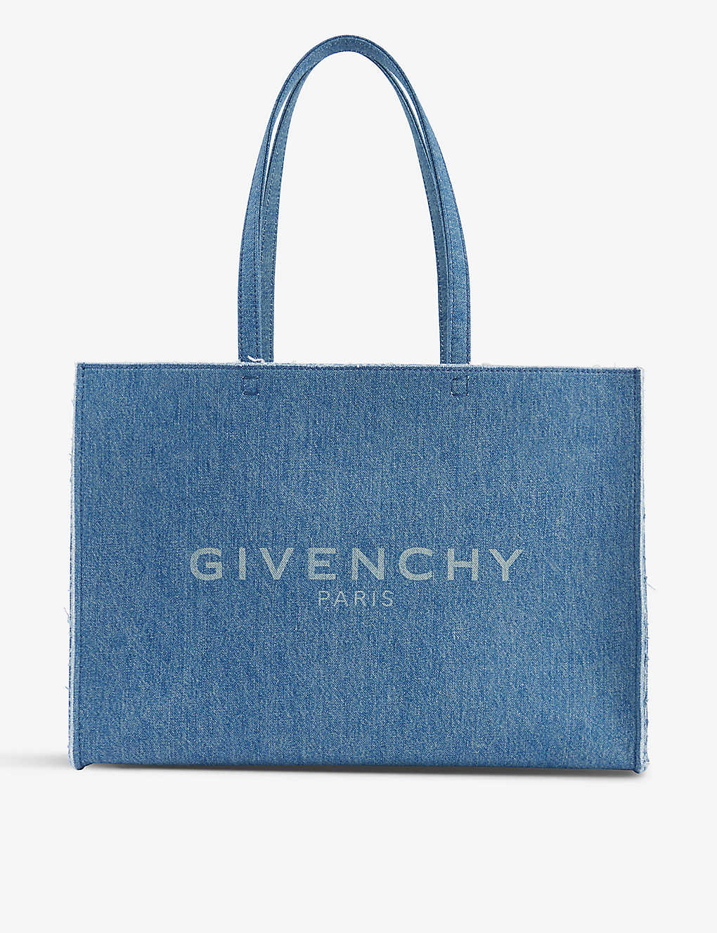 GIVENCHY G-Tote Large Denim Tote Bag in MEDIUM BLUE | endource