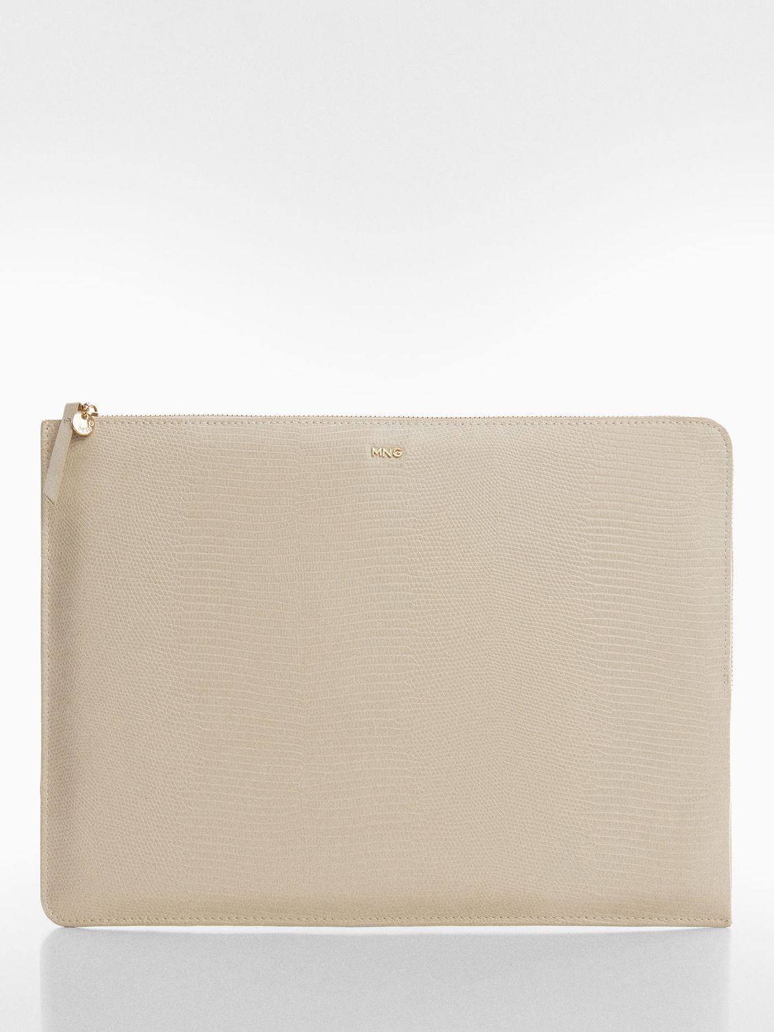 MANGO Matias Snake Effect Laptop Case in Neutral | endource