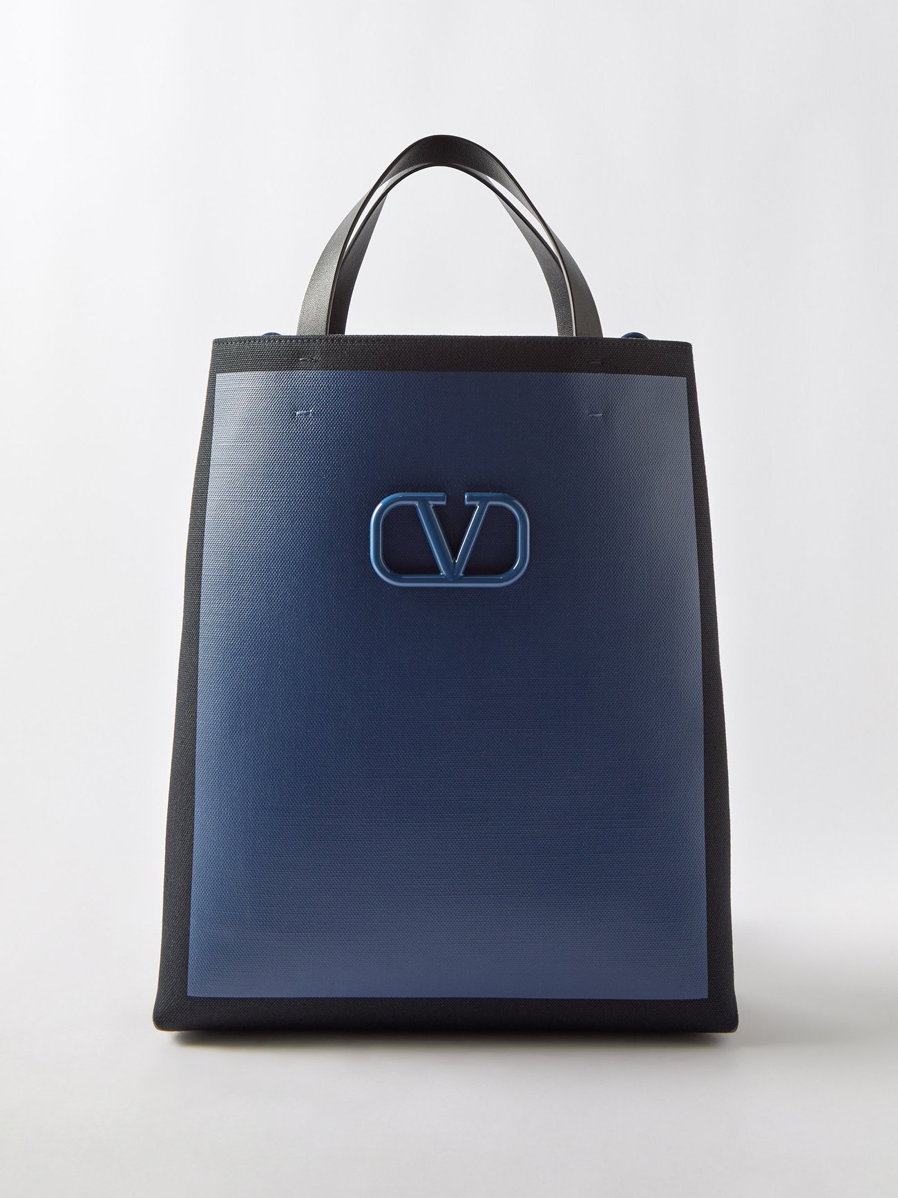 Valentino V-Logo Canvas Tote Bag | endource