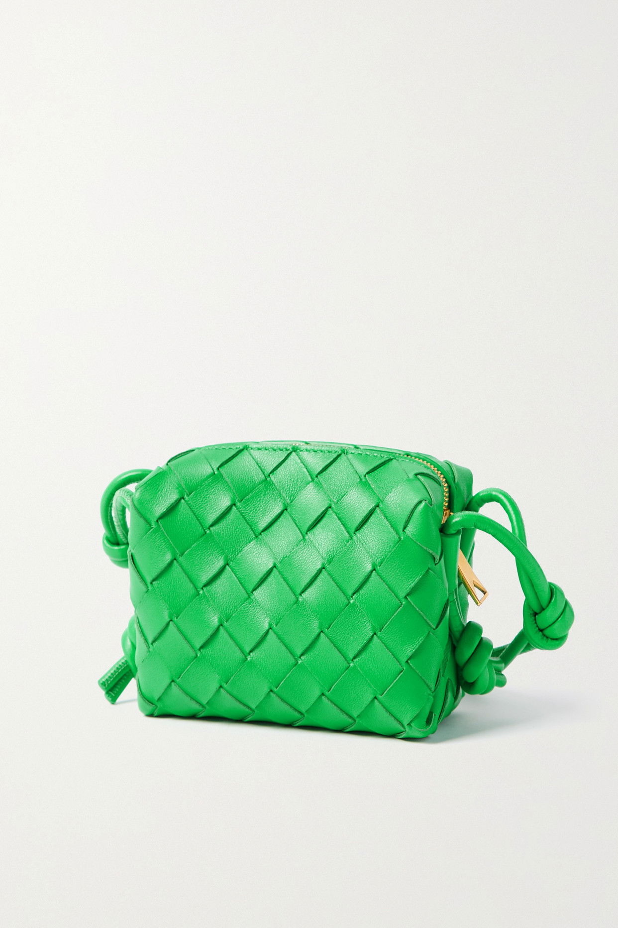 BOTTEGA VENETA Loop Candy Intrecciato Shoulder Bag in Green | endource