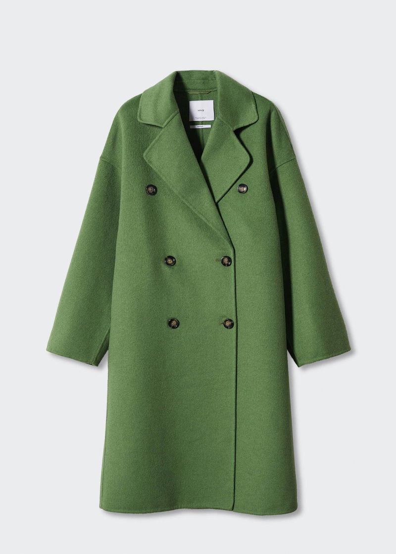 MANGO Handmade Oversized Wool Coat | Endource
