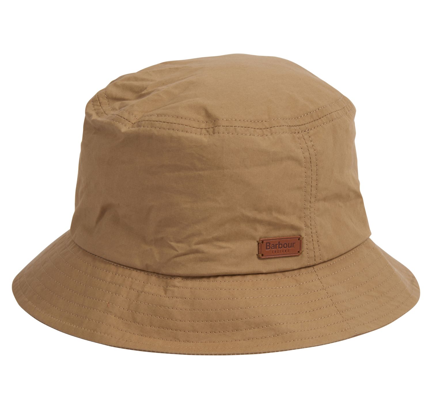 BARBOUR Irvine Waxed Bucket Hat in Mid Khaki | endource