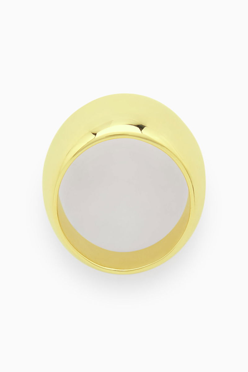 COS Gold-Plated Dome Ring in GOLD | Endource
