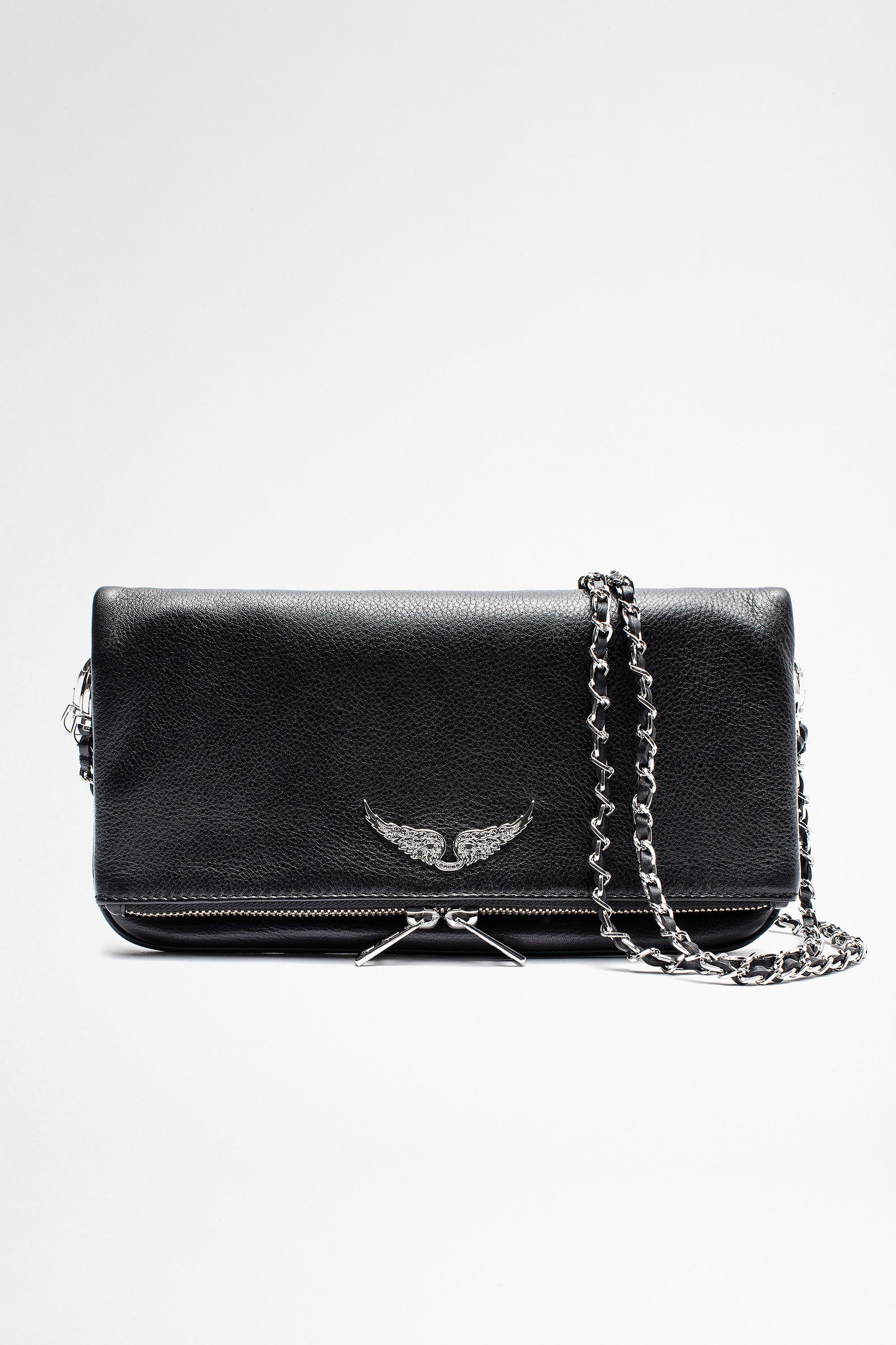 ZADIG & VOLTAIRE Rock Clutch in Black | endource