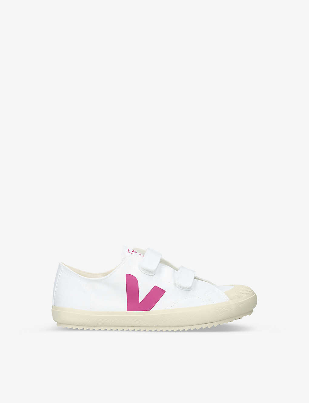 VEJA Ollie Logo-Printed Canvas Trainers in WHITE/OTH | Endource