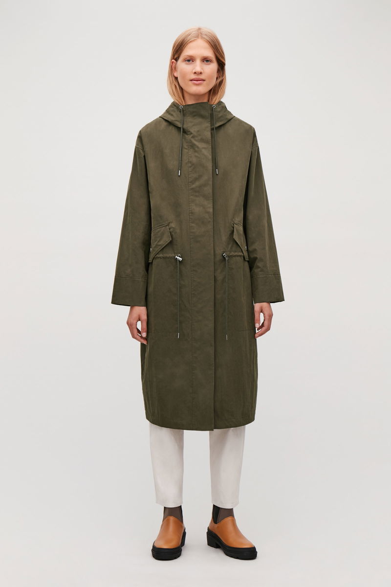 COS Long Hooded Parka | endource