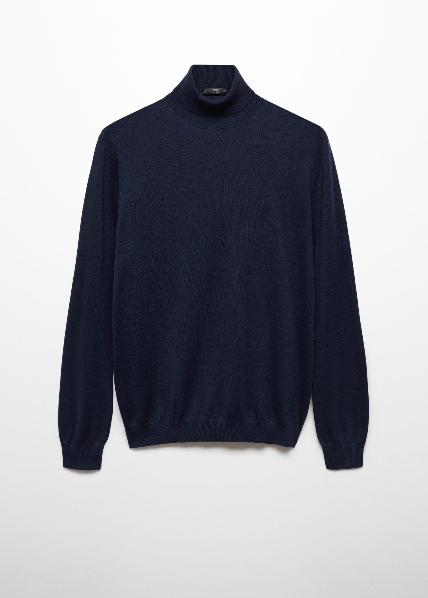MANGO 100% Merino Wool Turtleneck Sweater | endource
