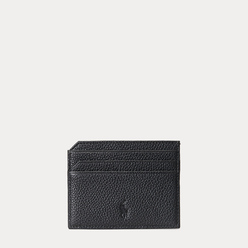 POLO RALPH LAUREN Pebbled Leather Card Case | endource